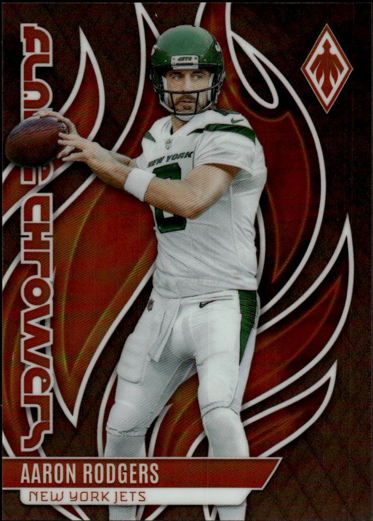 2023 Panini Phoenix - Flame Throwers Aaron Rodgers #FLA-28 Bronze /50 ...