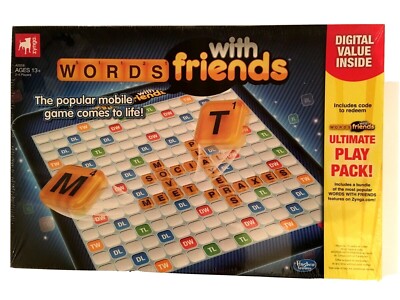 Hasbro Words With Friends board game by Hasbro New Sealed Ultimate Play ...