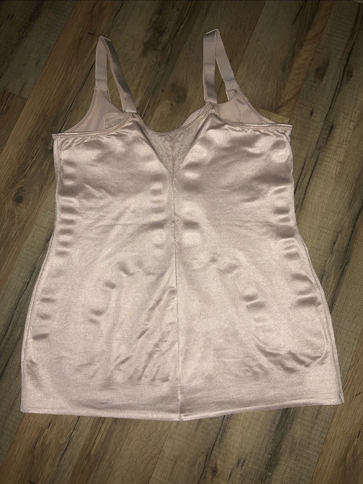 Ruby Ribbon Cami Shapewear *Level 4 Sz 38 PALE Lace Full Support Style ...