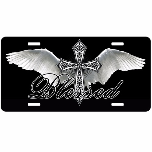 Blessed Car Tag, Blessed License Plate, Religious Car Tag Christian ...