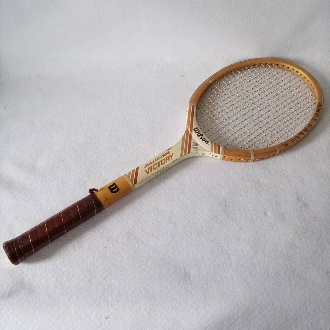 Wilson Jimmy Connors Victory Tennis Racquet, Complete w/ Frame - Great ...