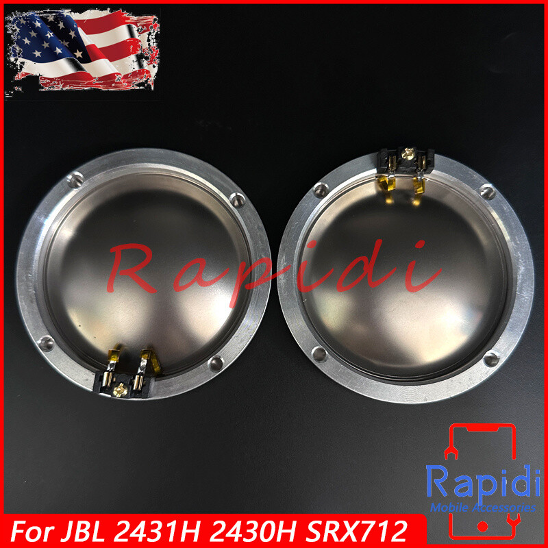 2pcs Replacement Diaphragm For JBL 2431H D8R2431 Horn Driver 8Ohm 76 ...