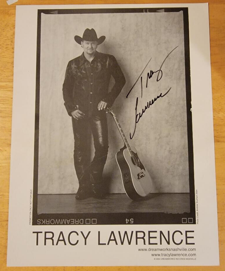 TRACY LAWRENCE HAND SIGNED AUTOGRAPH 8.5X11 PHOTO COUNTRY SUPERSTAR ...