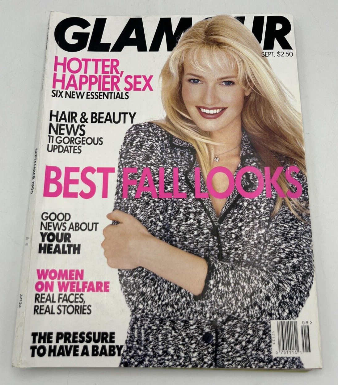 Glamour Magazine September 1995 Karen Mulder Cover | eBay