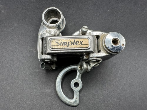 SIMPLEX SX610 GT VINTAGE ROAD BICYCLE REAR DERAILLEUR, 1980s, LONG CAGE ...