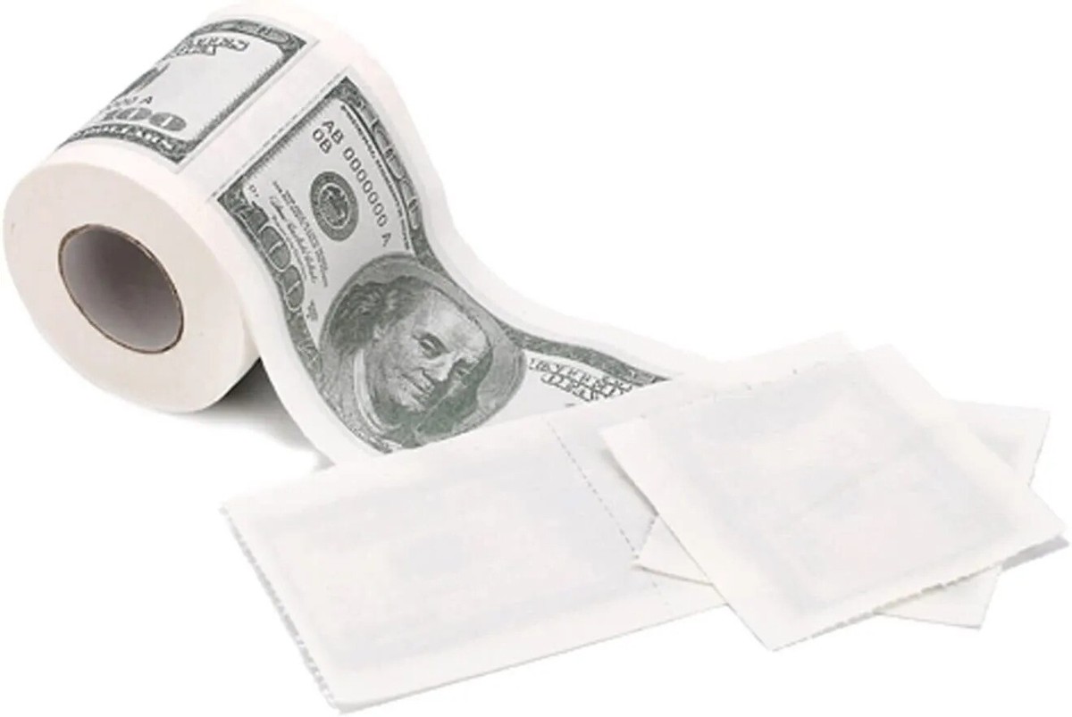 Money Toilet Paper