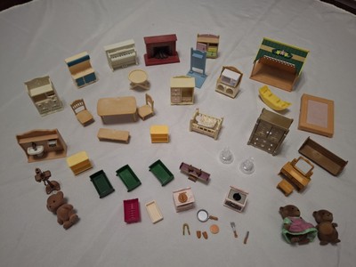 Calico Critters Sylvanian Families Lot Spares Furniture Woodzeez | eBay