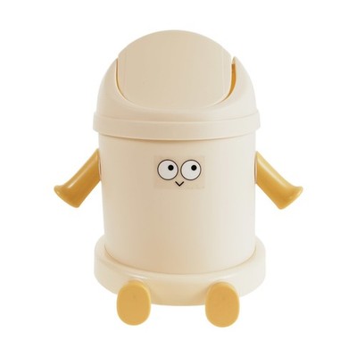 Mini Desk Bin Cartoon Character Trash Can Countertop Waste Basket ...