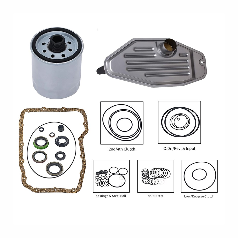 Transmission Overhaul Master Rebuild Kit w/Filter Friction 45RFE 65RFE ...