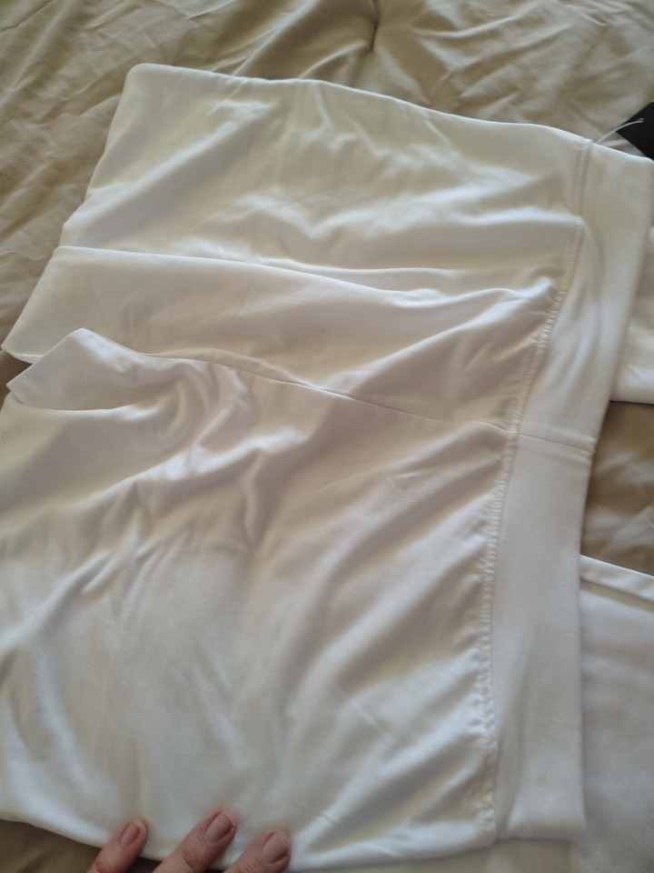 Kim Rogers Women's Large Perfectly Soft White Pants NWT | eBay