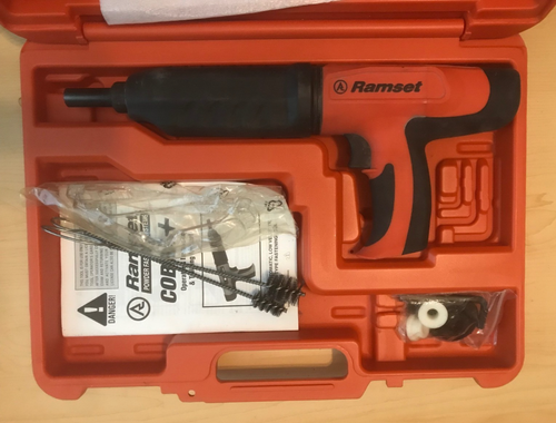 Ramset Cobra Plus .27 Cal. Semi Auto Powder Actuated Tool w Silencer ...