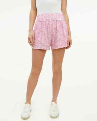 SPLENDID Eco Dream Slub Flounce Short SIZE M MEDIUM PEONY PINK NEW | eBay