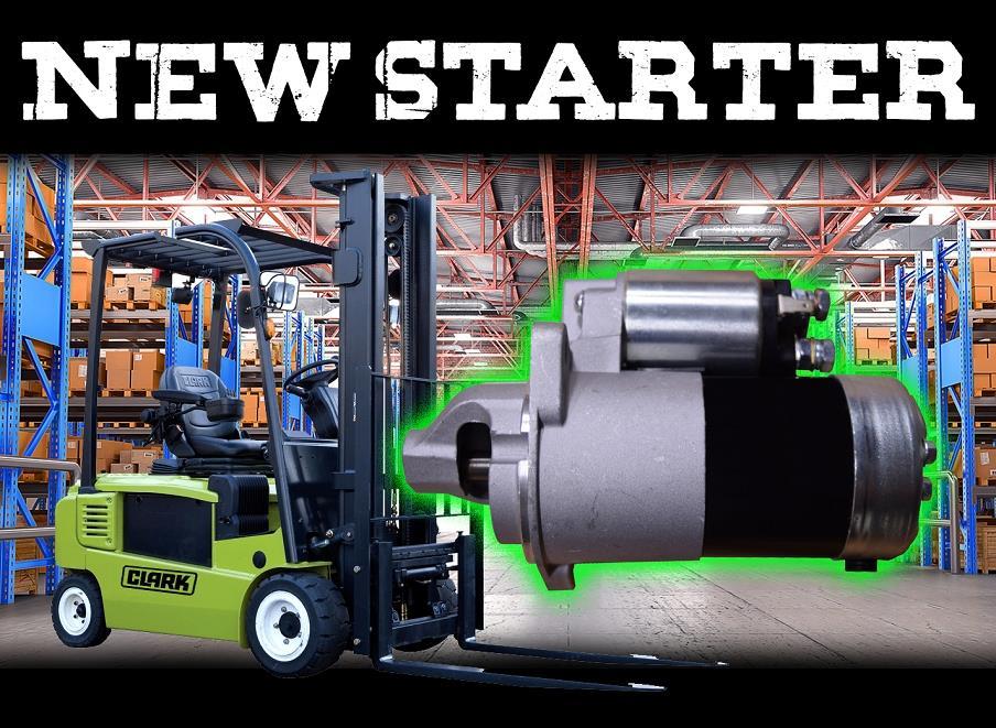 *NEW in Box* Forklift Starter Clark CGC20 CGC25 CGC30 CGC32 Lift Trucks ...