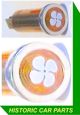 12volt "FAN On" AMBER Dashboard Panel Warning Light with Fans Icon ...