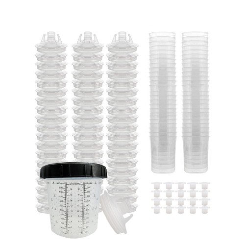Disposable Paint Spray Cups System (125 Mic) - Size 600ML-20OZ - (25984 ...