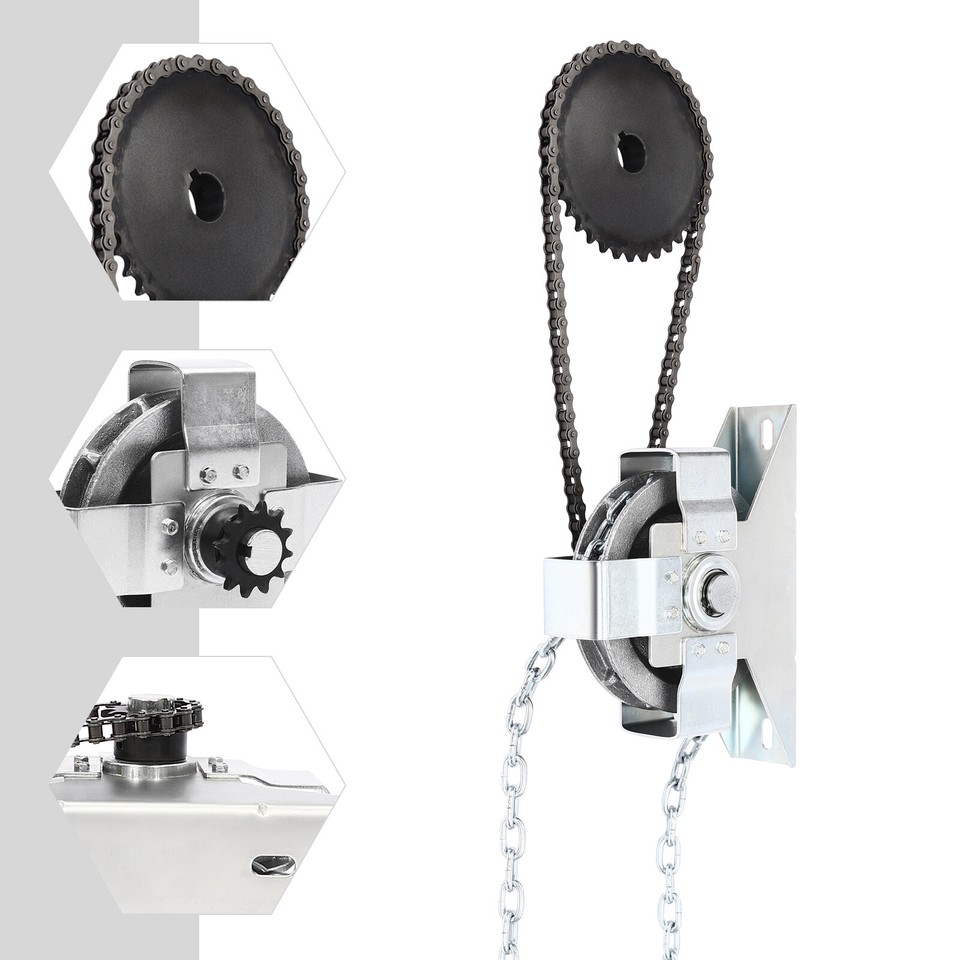 Roll Up Garage Door Jackshaft Chain Hoist For Garage Door Opener Chain ...