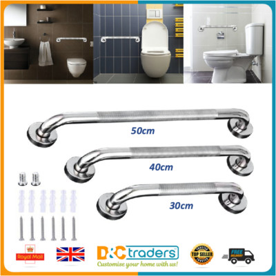 Anti Slip Safety Grab Bar Handle Chrome Stainless Steel Bath Shower ...