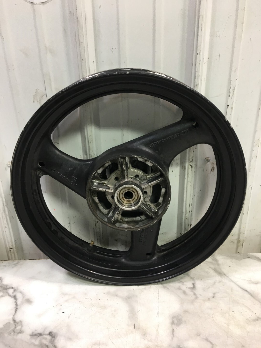 06 Suzuki GS 500 GS500 rear back wheel rim straight | eBay