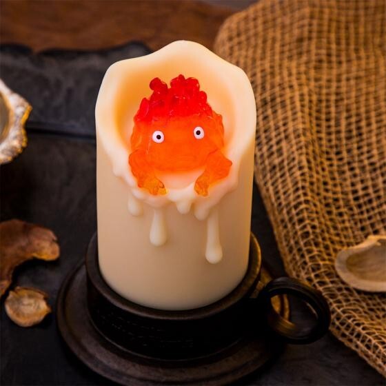 Studio Ghibli Howl's Moving Castle Calcifer's Flame Swaying Candlelight ...