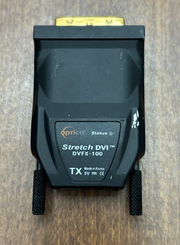 Opticis Stretch DVI DVFX-100 fiber optic transmitter (C) | eBay