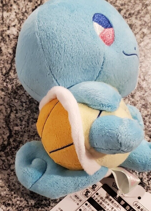Squirtle Saiko Soda Pop Plush Stuffed Animal Japanese Pokemon Center ...
