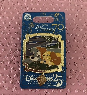 NEW - Disney Parks Lady & The Tramp 70th Anniversary Pin 2025 Sleeping ...