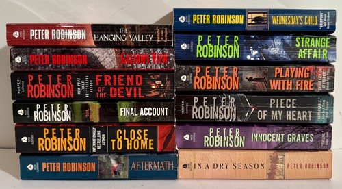 Lot 12 Peter Robinson Books Paperback Novels - Very Good Condition! | eBay