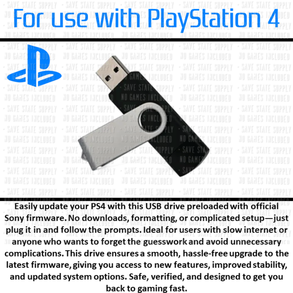 PS3 PS4 PS5 System Update USB – Official Sony Firmware Easy Install ...