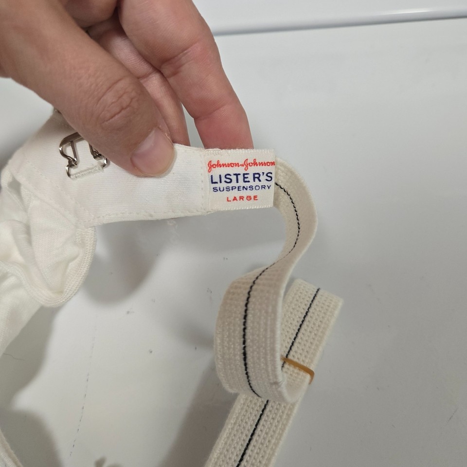 Vintage Johnson And Johnson Listers Suspensory Jockstrap Size L. MT7 | eBay