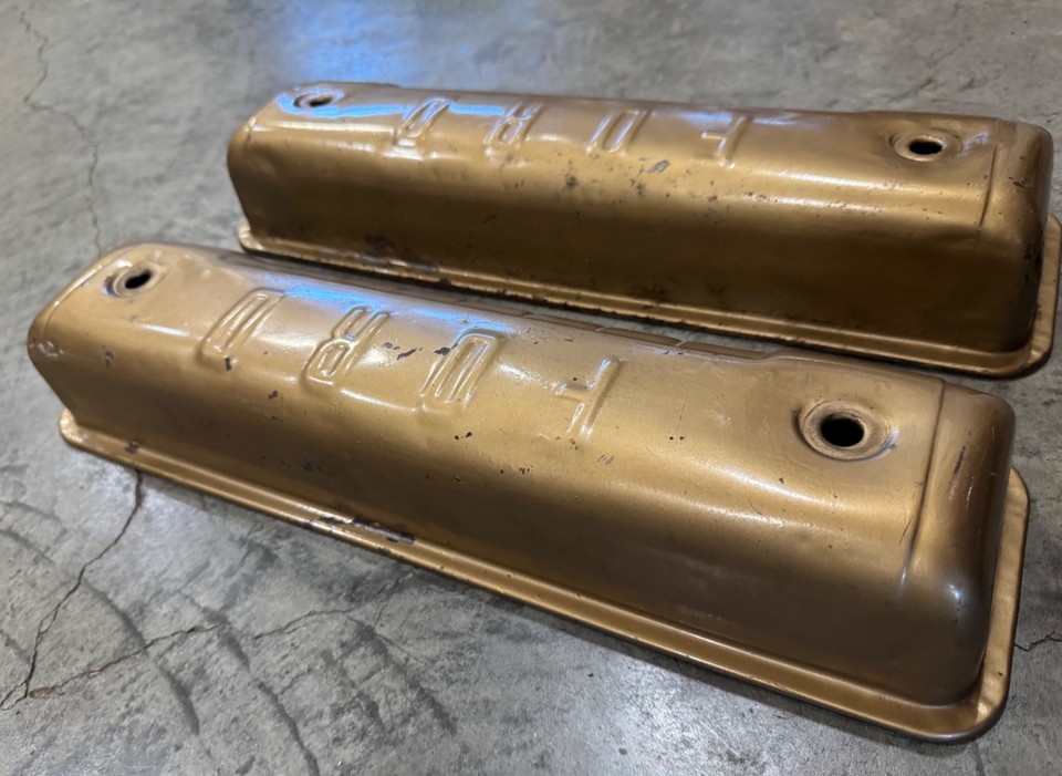 Vintage 1954 - 1964 Ford Y-block Valve Covers 272 292 312 Y Block ...