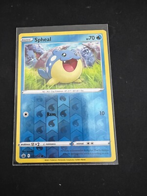 Pokemon TCG Spheal 037/198 - Chilling Reign - Reverse Holo - Common | eBay