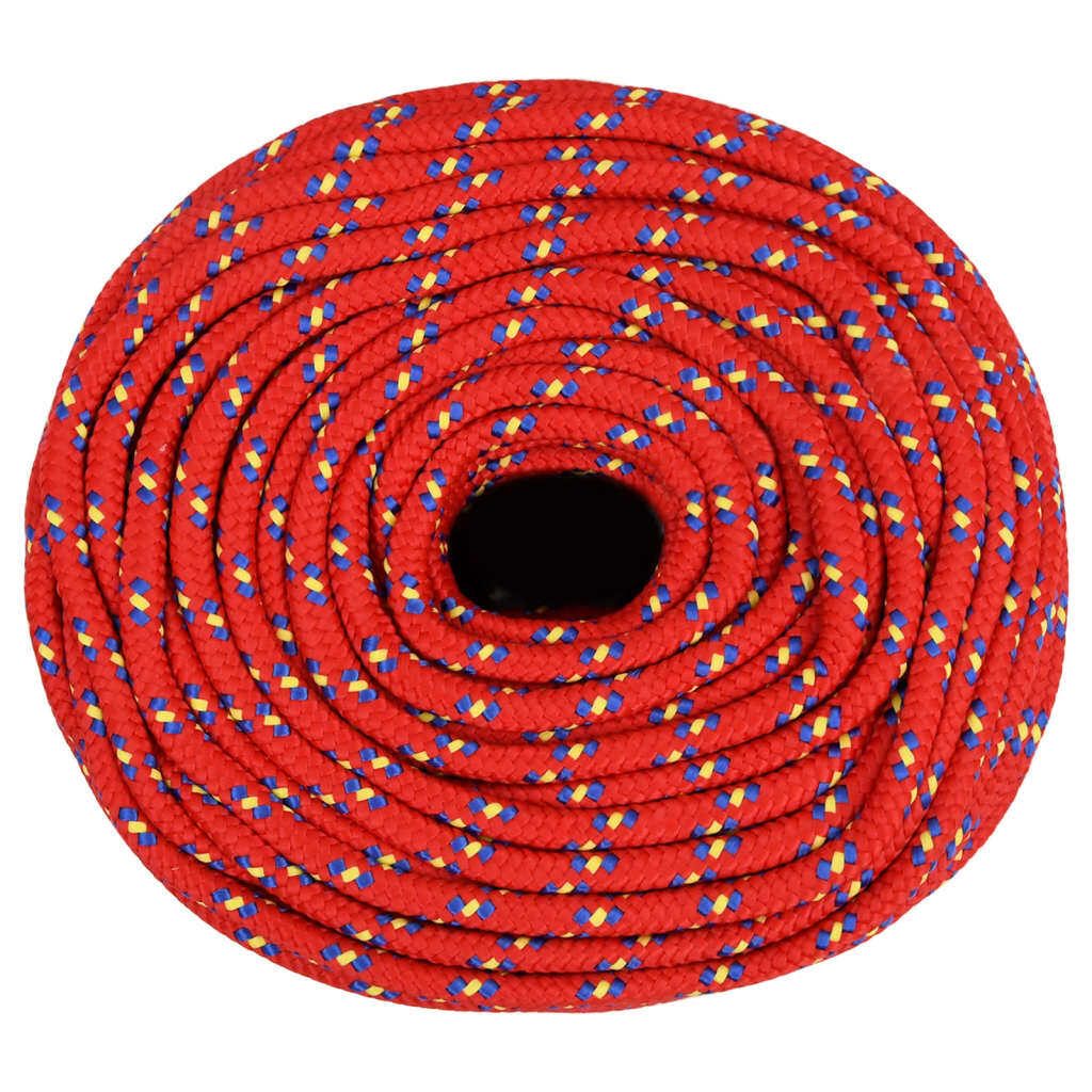 10mm Rope VidaXL Durable Polypropylene Boat Rope, Full Black, 10mm ...