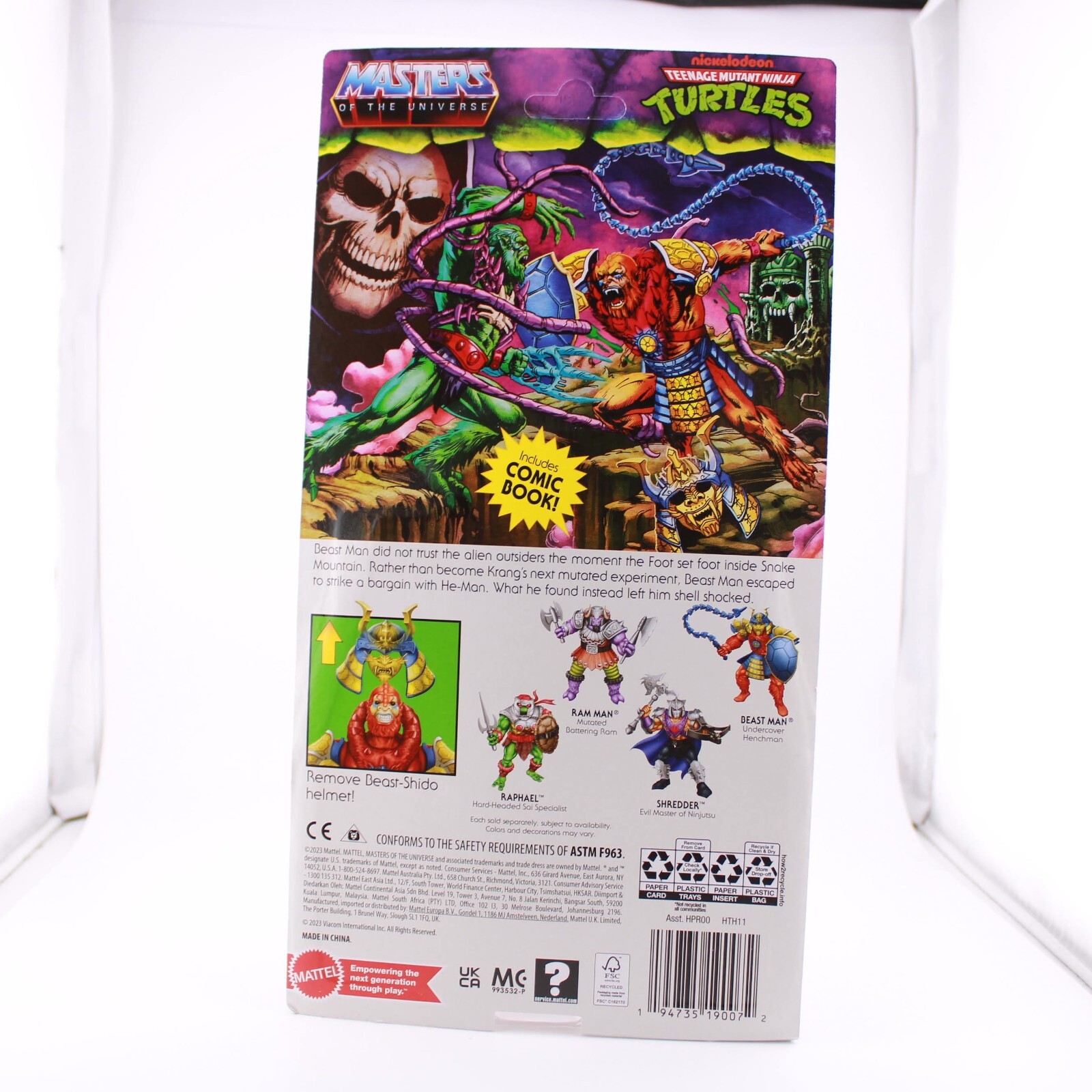 Masters of the Universe MOTU Origins Turtles Of Grayskull Beast Man Figure