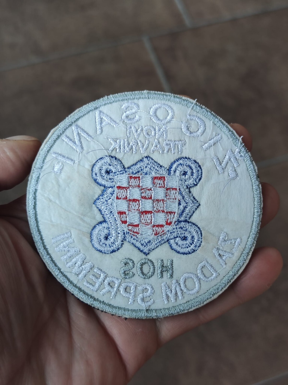 🔴CROATIA ARMY HOS ZA DOM SPREMNI ZIGOSANI NOVI TRAVNIK embroidered ...