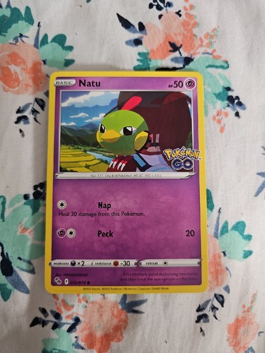 Pokémon TCG Natu Pokemon Go 032/078 Regular Common | eBay