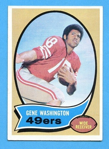1970 TOPPS # 81 GENE WASHINGTON SAN FRANCISCO 49ERS EX | eBay