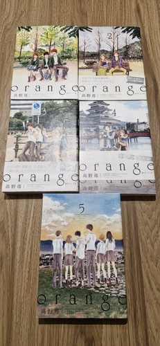 Orange Volume 1-5. Japanese Manga. Action Comic. All In Japanese ...