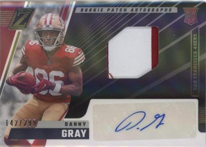 2022 Panini Zenith - Rookie Patch Autograph Danny Gray #233 /299 (AU ...