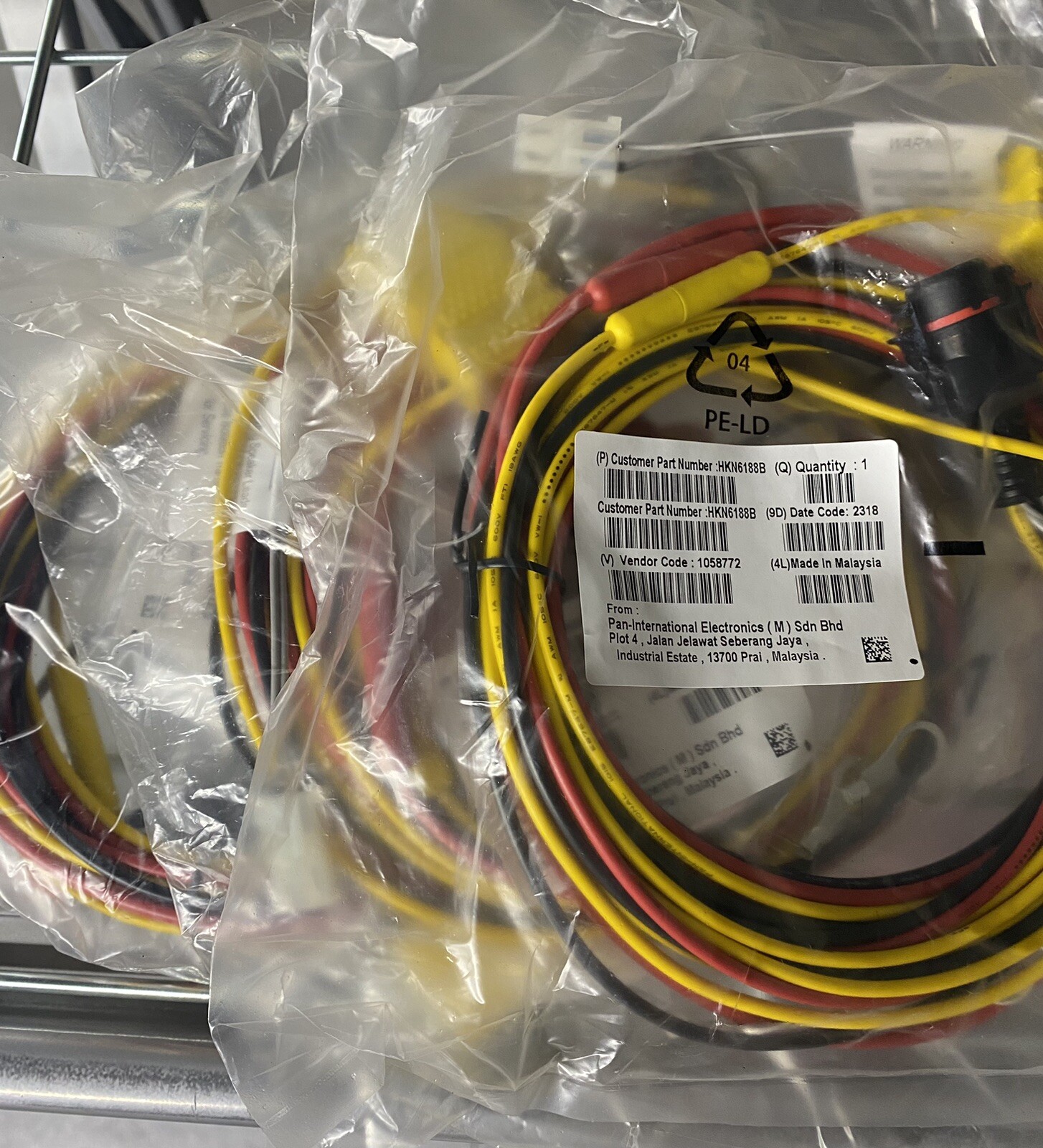 Lot Of 3 NEW Motorola 05 07 09 Control Head Power Cable XTL APX HKN6188 ...