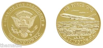 SEAL OF THE PRESIDENT AIR FORCE ONE CHALLENGE COIN | eBay
