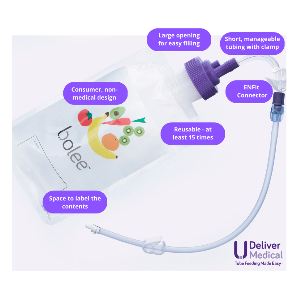 Bolee Bag & Bolink Cap Starter Kit for Home G-tube Feeding | eBay