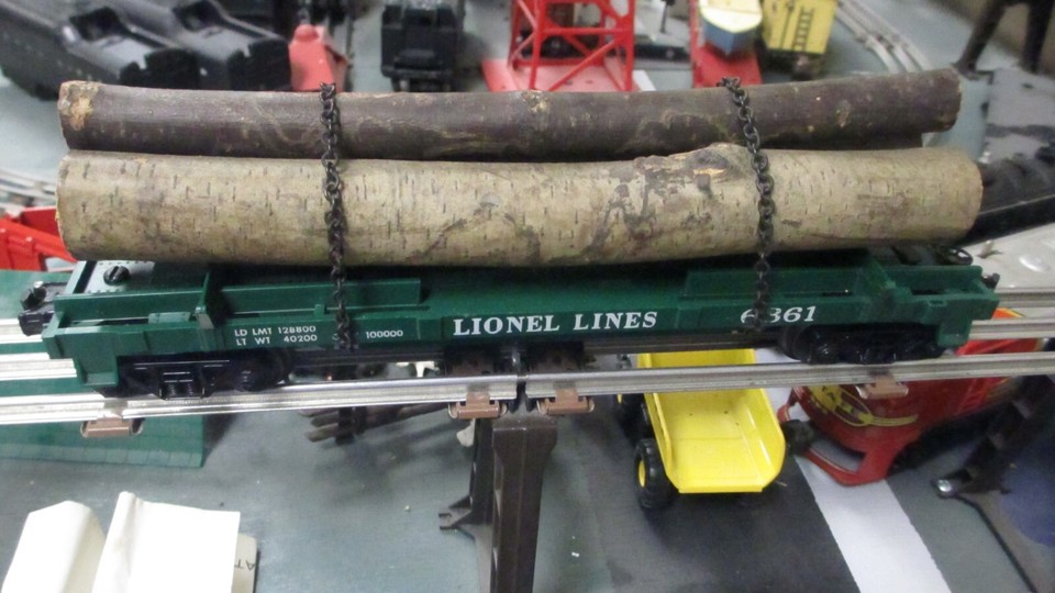 Lionel Postwar 6361, Timber Transport Car w Instructions | eBay