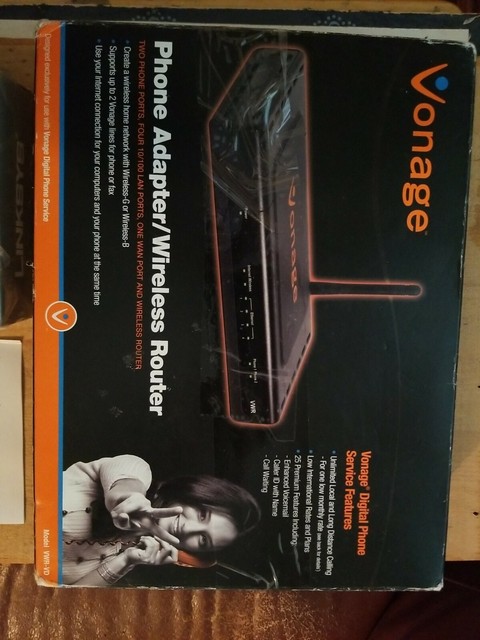 Vonage VWR-VD 54 Mbps 4-Port 10/100 Wireless G Router (VWRVD) for sale ...