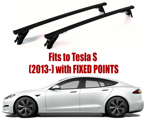 Premium Roof Rack Bars For Tesla S (2013-) - ST308/447M - FIXED POINTS ...
