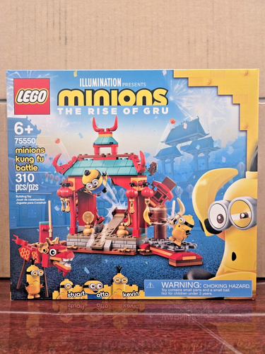 LEGO Minions The Rise of Gru 75550 Kung Fu Battle 310 pcs Building Toy ...