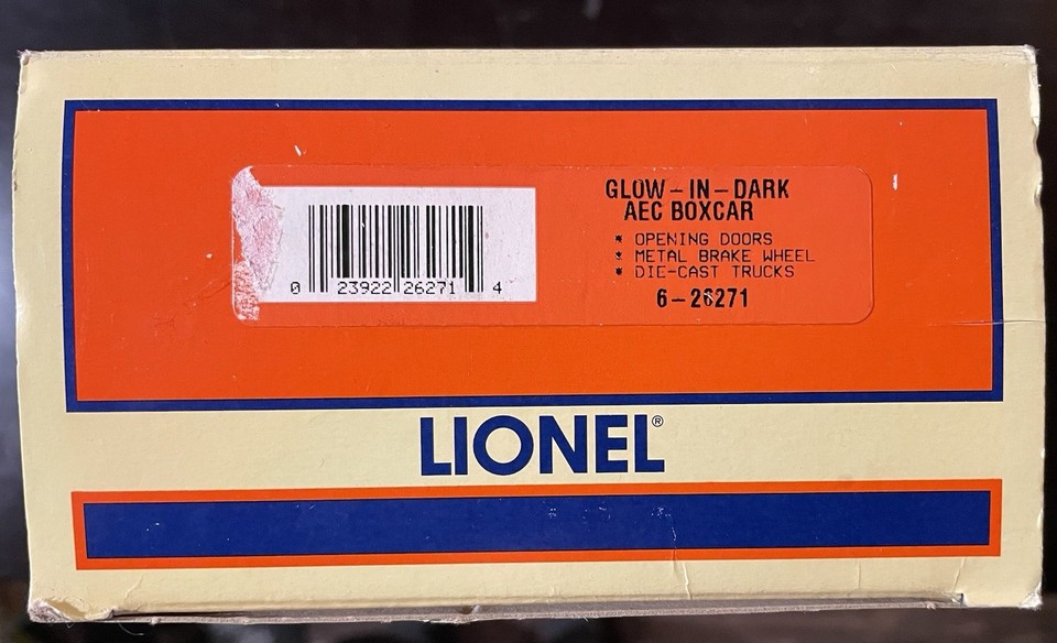 Lionel Atomic Energy Commission Boxcar-purple Glow In The Dark | eBay