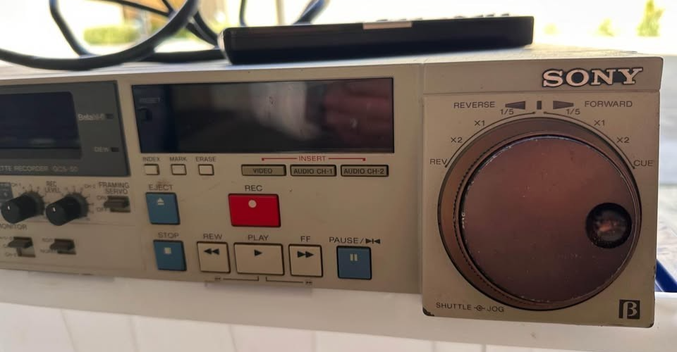 Vintage Rare Sony GCS-50 Super Beta hi-fi Betamax Stereo Recorder VCR w ...
