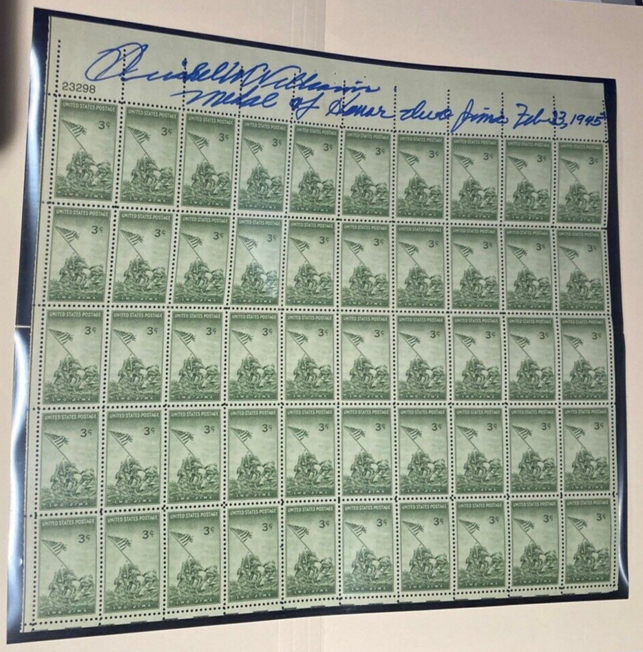 Hershel Woody Williams USMC Marines Medal Of Honor Signed Iwo Jima ...