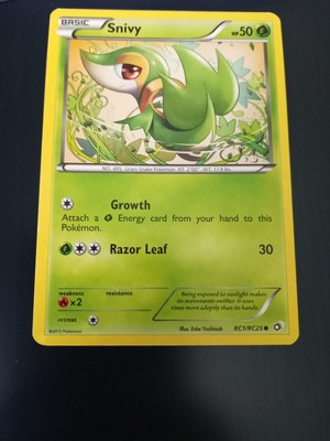 Pokémon TCG Snivy Legendary Treasures RC1/RC25 Common | eBay