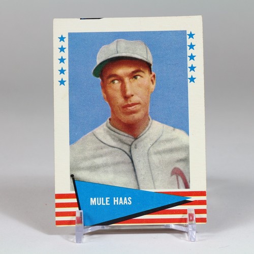 1961 Fleer Baseball Greats #109 Mule Haas baseball card. EX | eBay